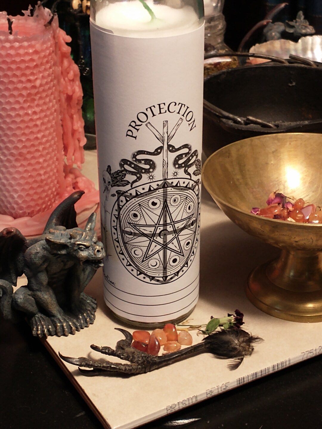 PROTECTION CANDLE LABLE Pdf, Digital Download - Etsy
