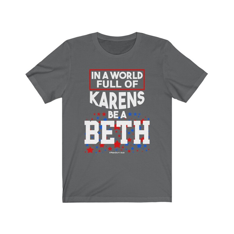 Ladies Beth Yellowstone Shirt FRONT PRINT/ Unisex Short Sleeve Tee ...