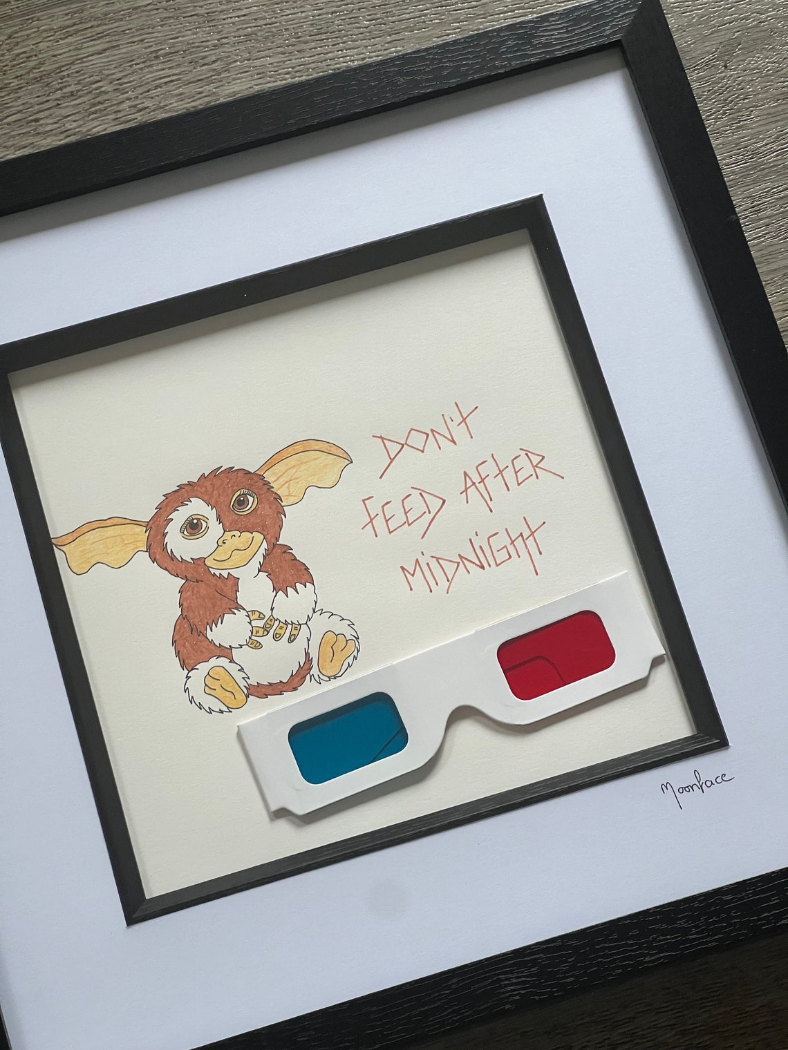 Gizmo From Gremlins, Hand Drawn With ‘don’t Feed After Midnight ...
