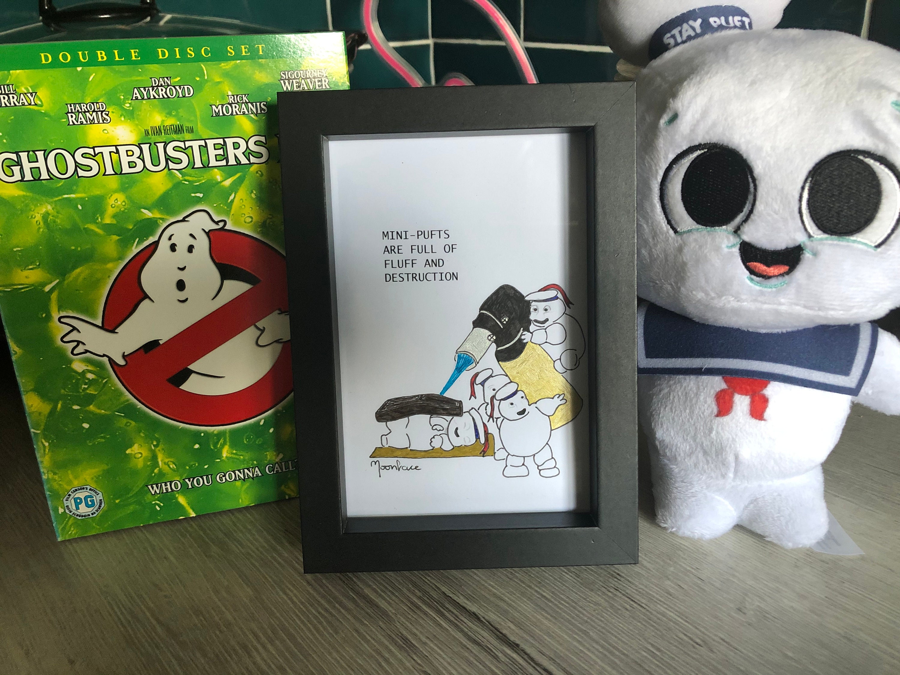 Mini Puft Men From Ghostbusters Afterlife Hand Drawn Original - Etsy UK