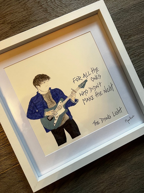 Sam Fender Hand Drawn Original Framed Artwork With Lyrics From - Etsy