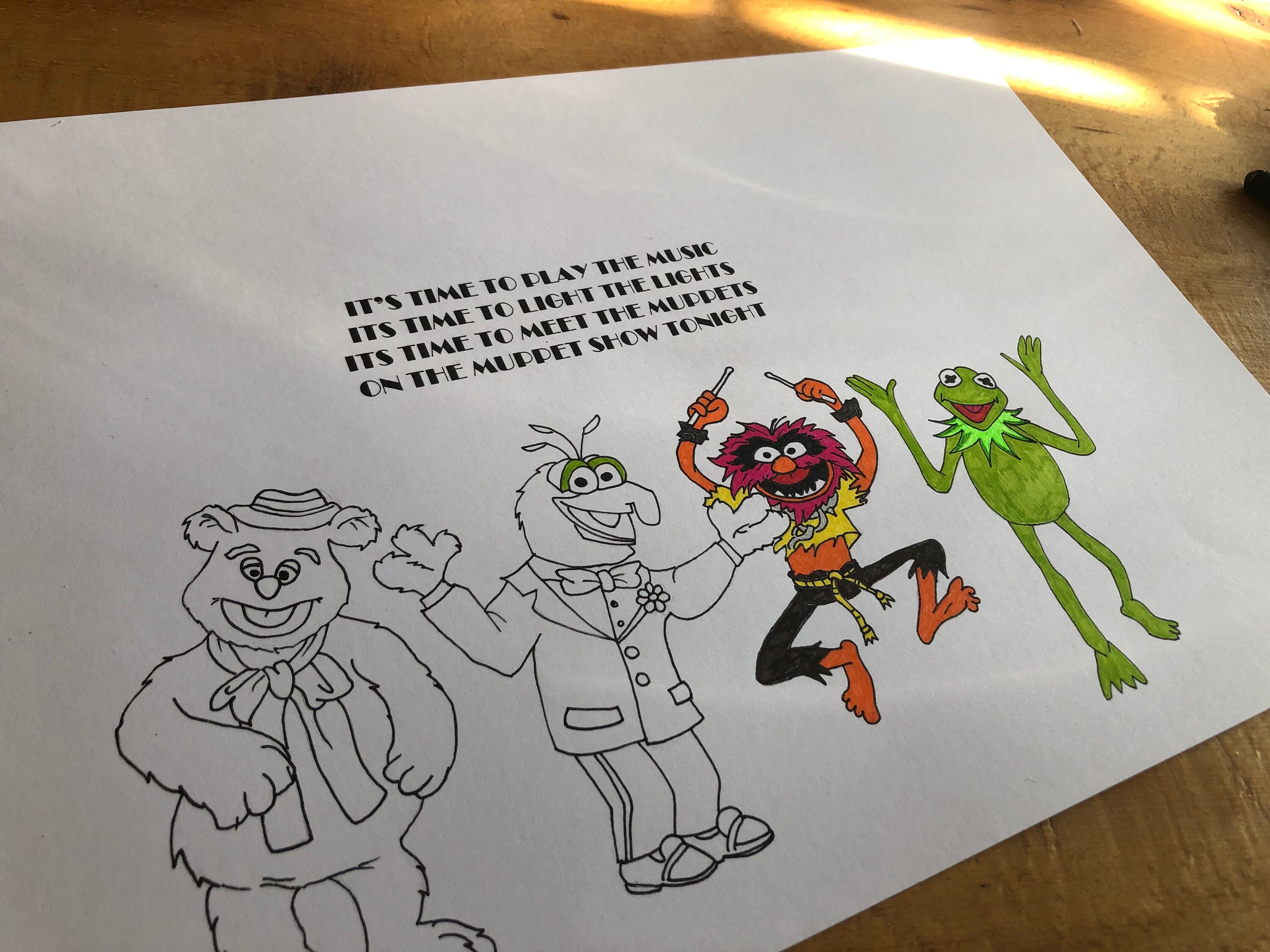 The Muppets Show Hand Drawn Original Framed Artwork - Etsy