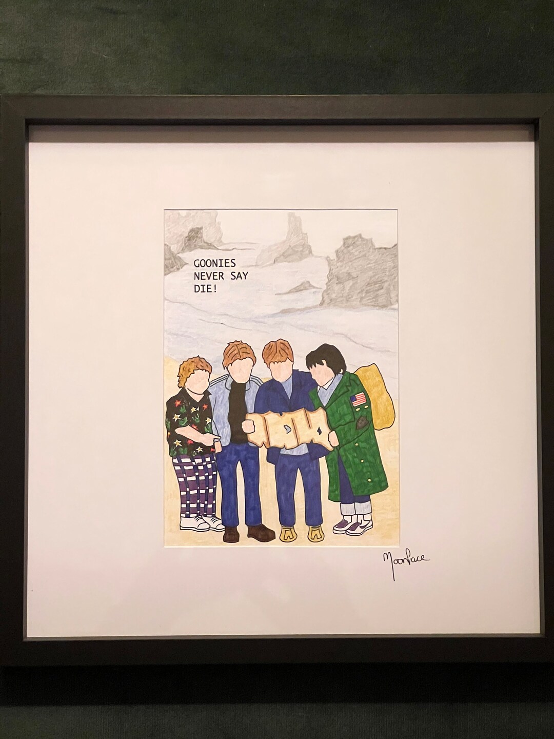 The Goonies Hand Drawn Original Framed Artwork - Etsy
