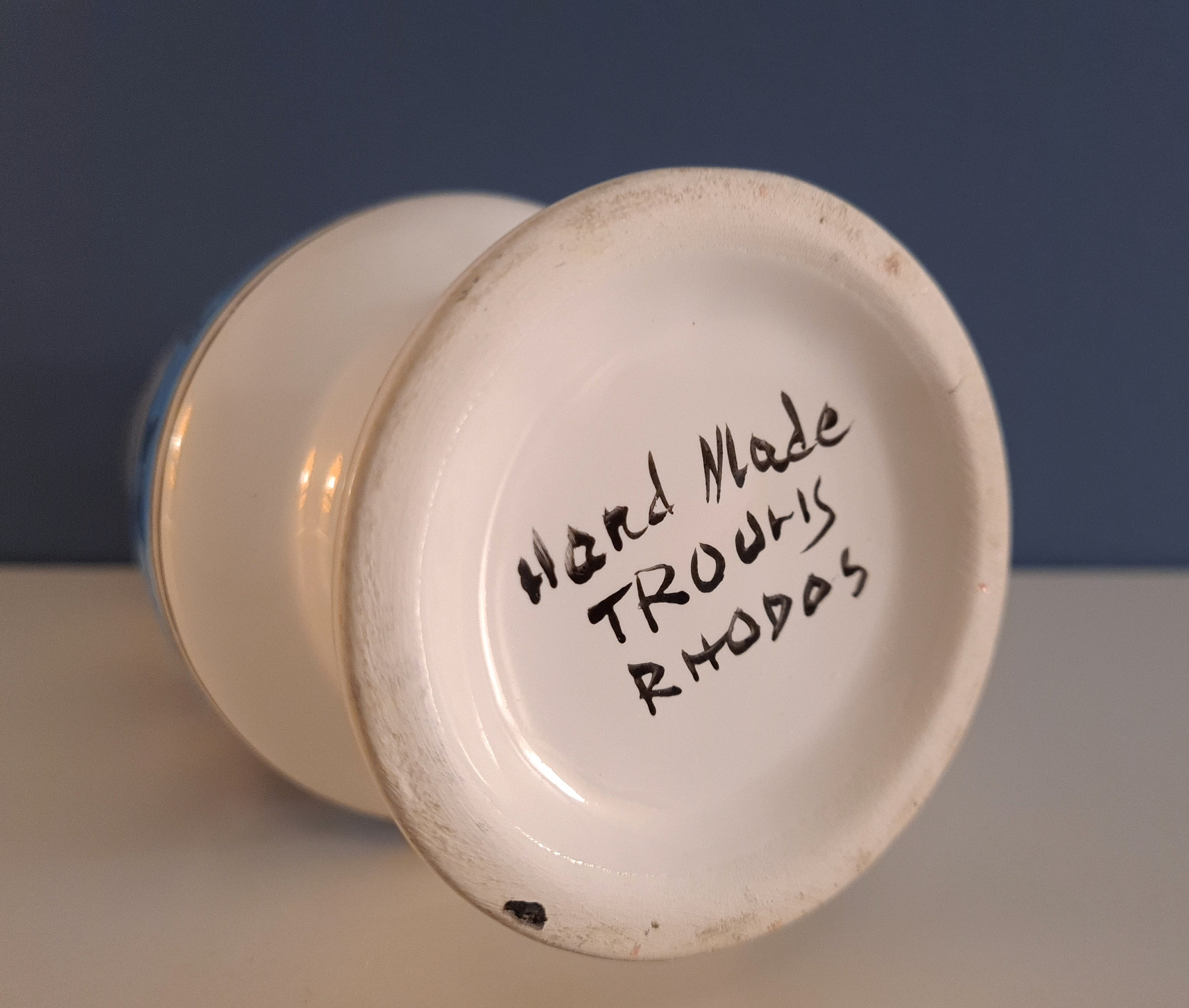 Troulis Rhodos Keramik Vase Vintage | Etsy