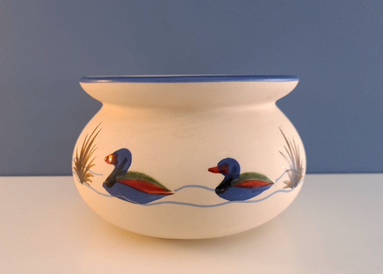 Gabriel Sweden Stengods Flower Pot Vintage - Etsy