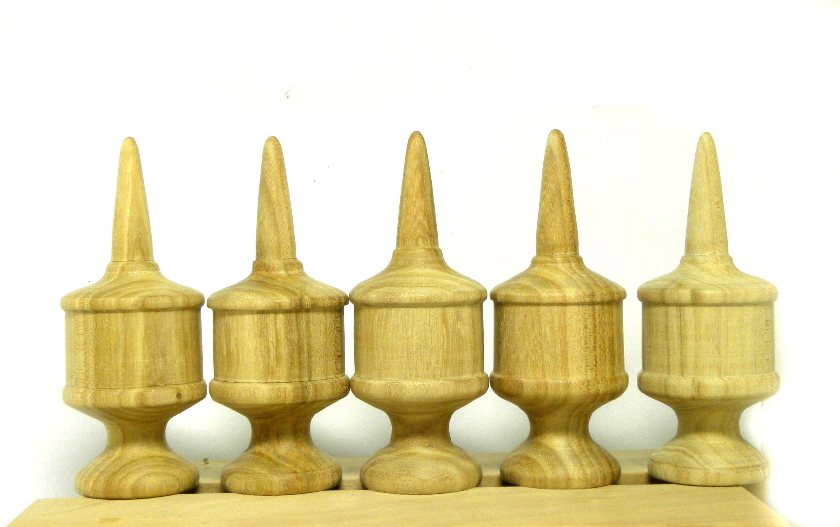 Clock Wood Finials for Restoration Clocks Ansonia F Kroeber Occidental ...