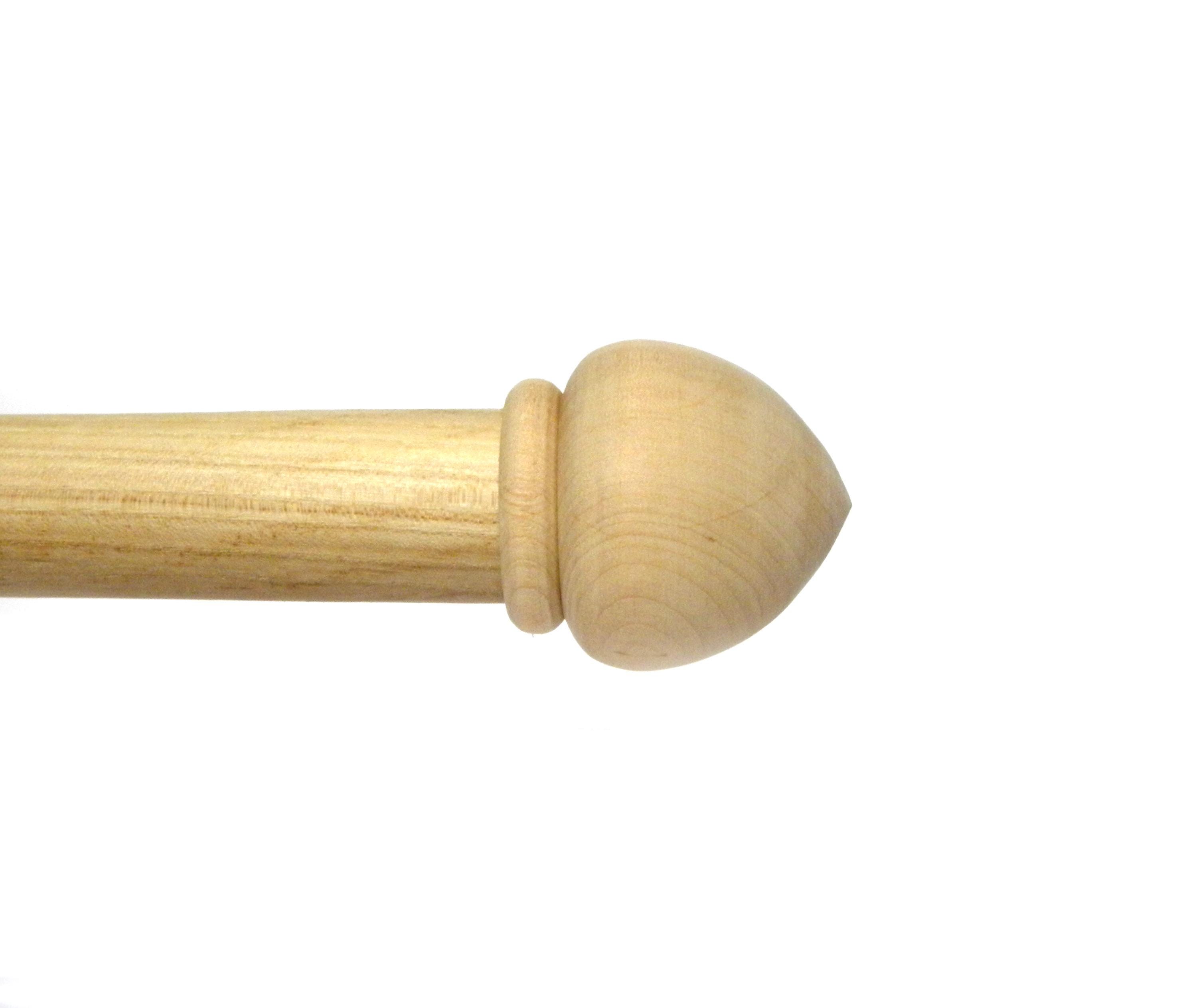 Curtain Rod Caps, Curtain Accessories, Pole Wood Caps, End Caps Wood ...