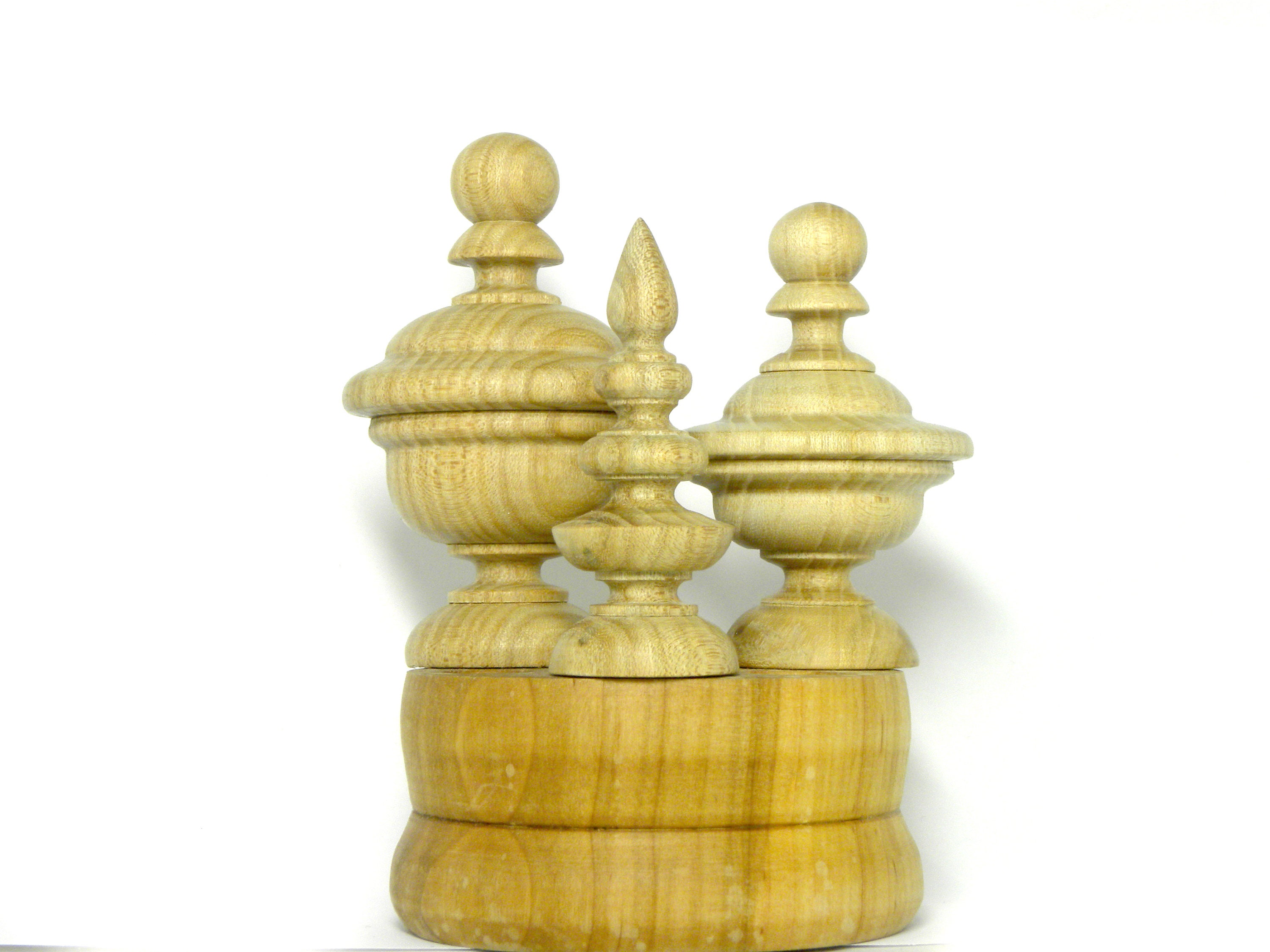 Clock Wood Finials for Restoration Clocks Ansonia F Kroeber Occidental ...