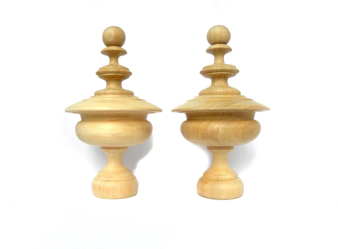 Wood Finial 1 Item, Custommade Finials Poster Bed, Bed Decor, Wood Bed ...