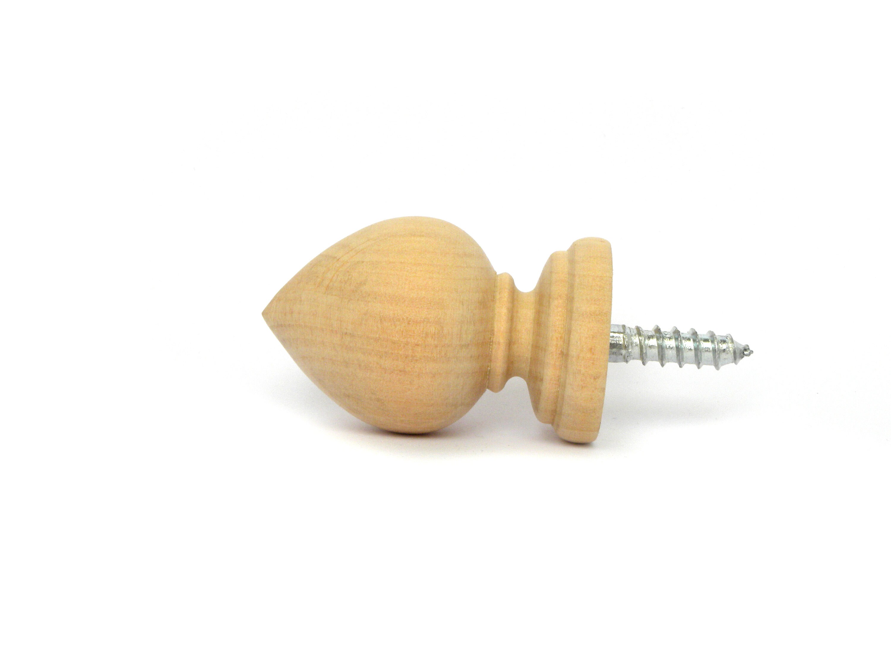 Finials 3 Item, Wood Finial Post, Craft Wooden Furniture Cap Newel ...