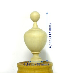 Custom Made Smal 2 Finials, Ithaca Clock Finial, 1 Item Clock Finial - Etsy