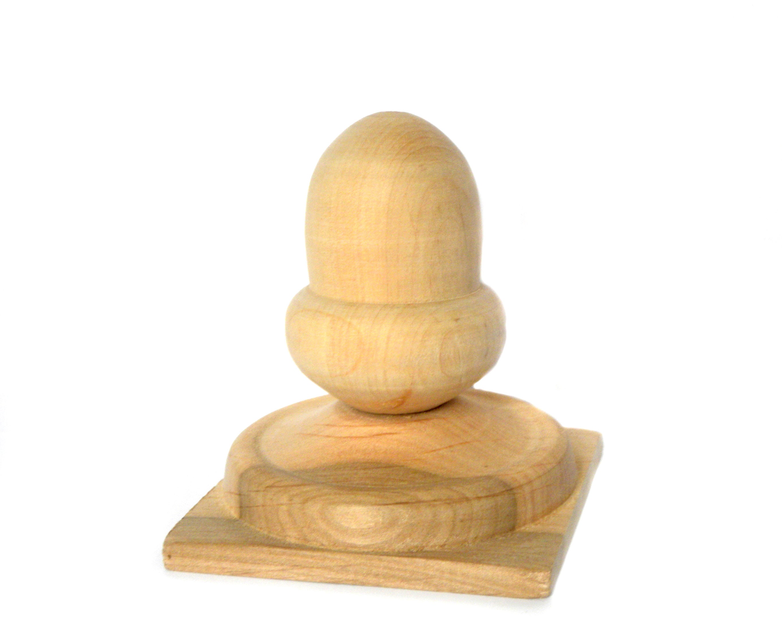 Staircase Cap 3 Inches, Finial Newel Post, Craft Wooden Newel Furniture ...