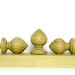 Finials 3 Item Wood Finial Post Craft Wooden Furniture Cap - Etsy