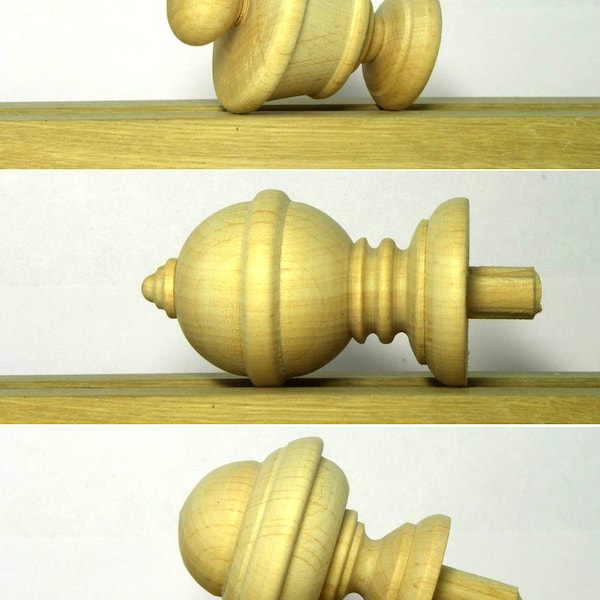 Wood Finials - Etsy