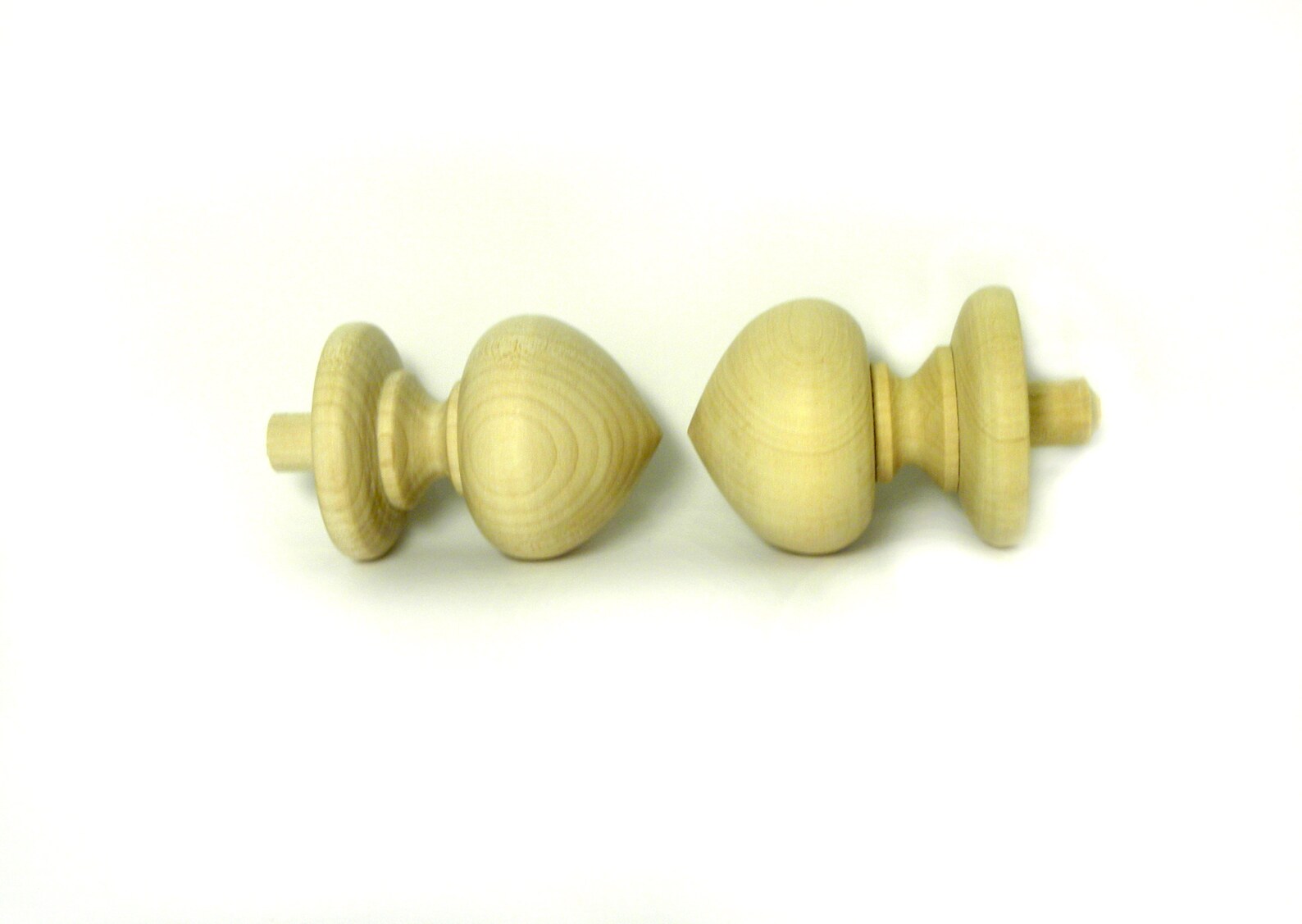 Finials 3 Item, Wood Finial Post, Craft Wooden Furniture Cap Newel ...