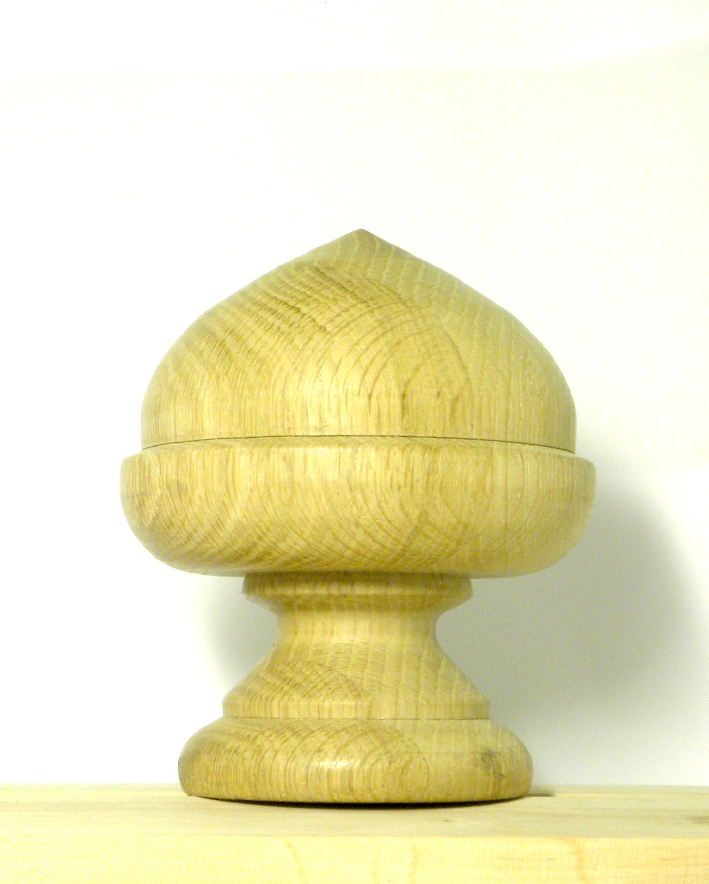 Wood Finial 1 Item Custom Made Unfinished Wood Staircase - Etsy