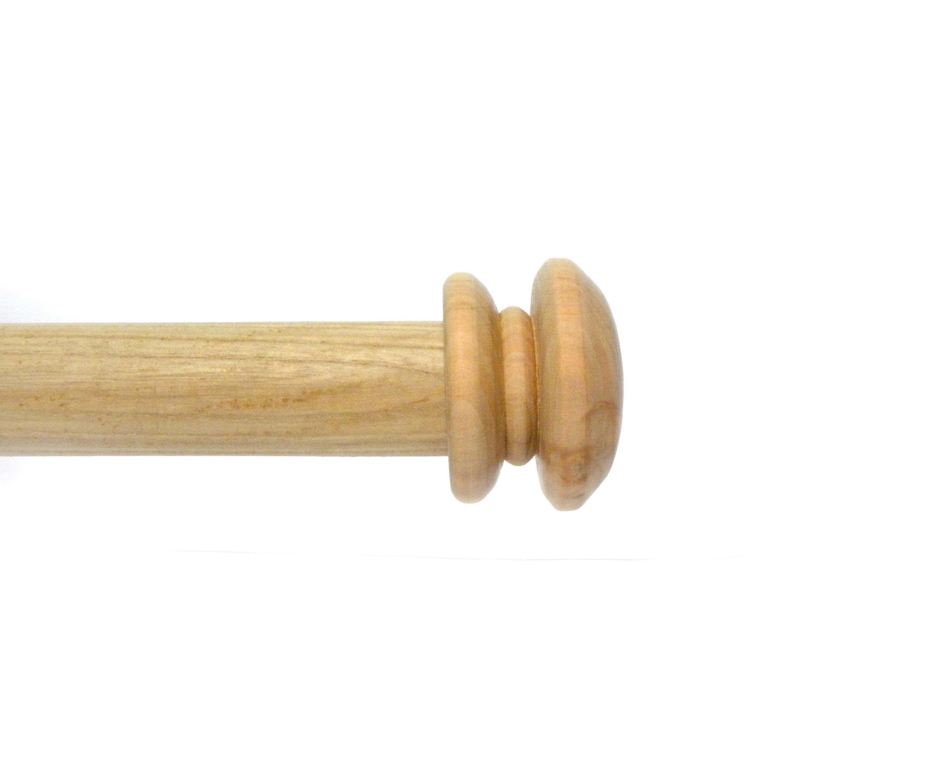 Curtain Rod Caps, Curtain Accessories, Pole Wood Caps, End Caps Wood ...