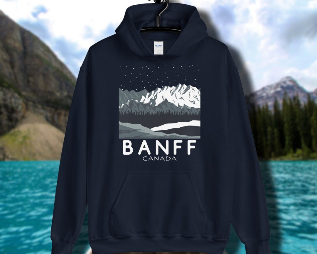 Banff National Park Hoodie, Alberta Canada Jumper, Lake Louise Rocky ...