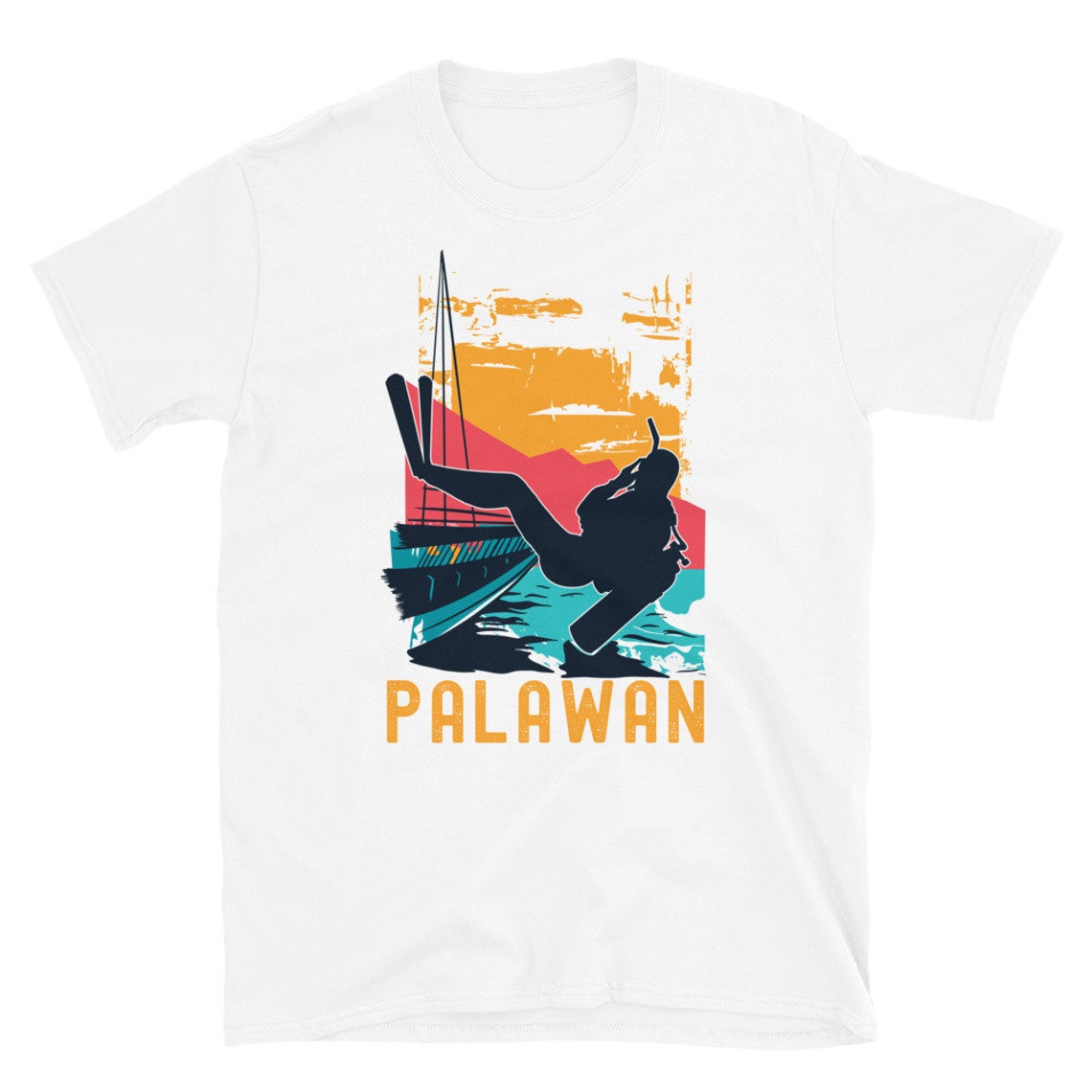 Palawan Shirt Philippines T-shirt Scuba Diving Tee Scuba | Etsy