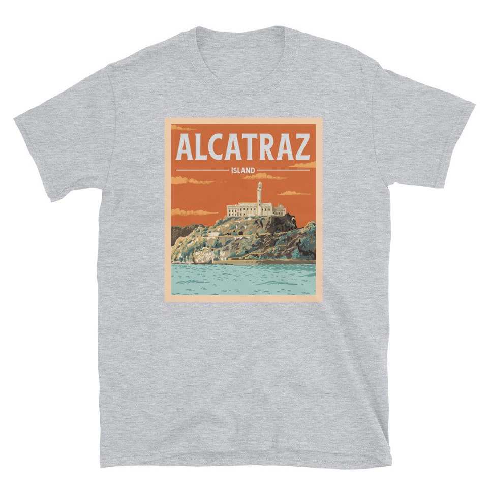 Alcatraz T-Shirt, Alcatraz Souvenir, San Francisco T Shirt, Alcatraz ...