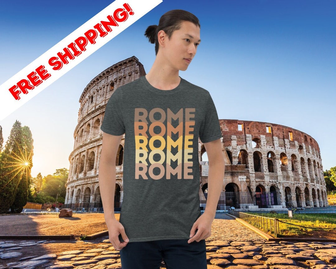 Rome T-shirt, Italy T Shirt, Roma Shirt, Rome Souvenir, Gift From Rome ...