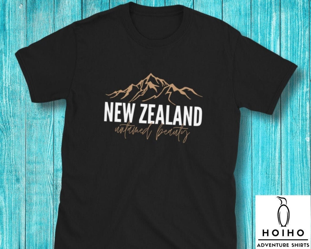 New Zealand Shirt, Aotearoa Tshirt, NZ Wild Untamed Beauty Short-sleeve ...
