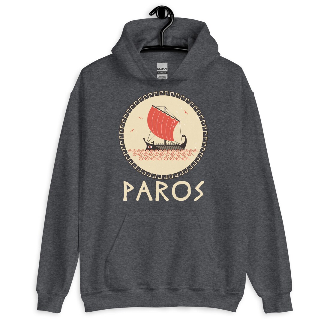Paros Cyclades Greece Pullover Hoodie, Greek Islands Trireme Sailing ...