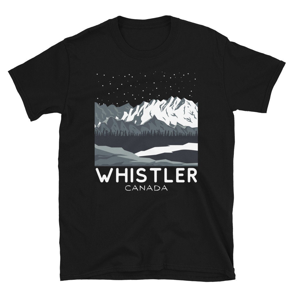 Whistler Blackcomb T-Shirt Souvenir, Kanada Shirt, Whistler Tshirt ...