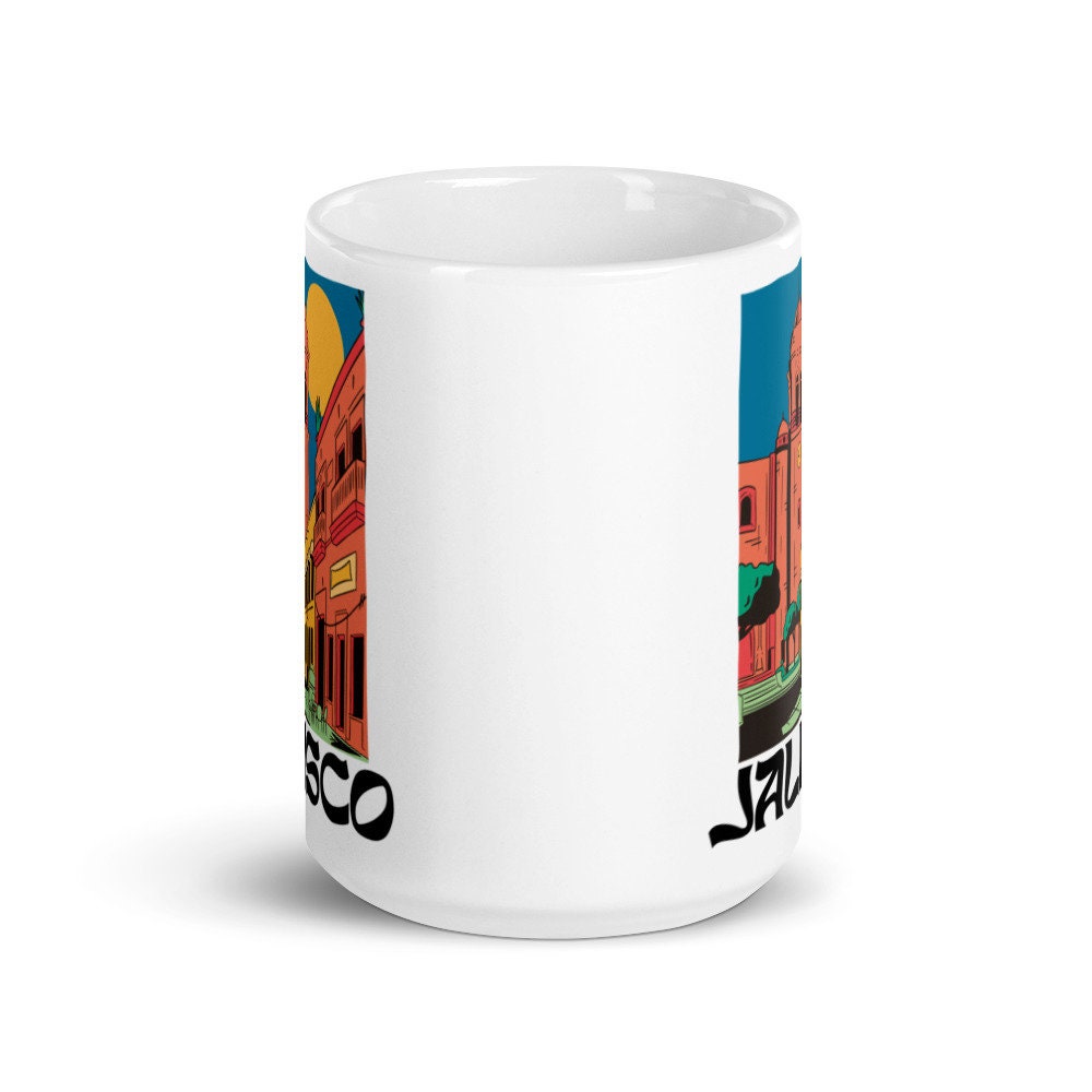 Guadalajara Jalisco Mexico Coffee Mug, Jalisco Skyline Mug, Jalisco Tea ...