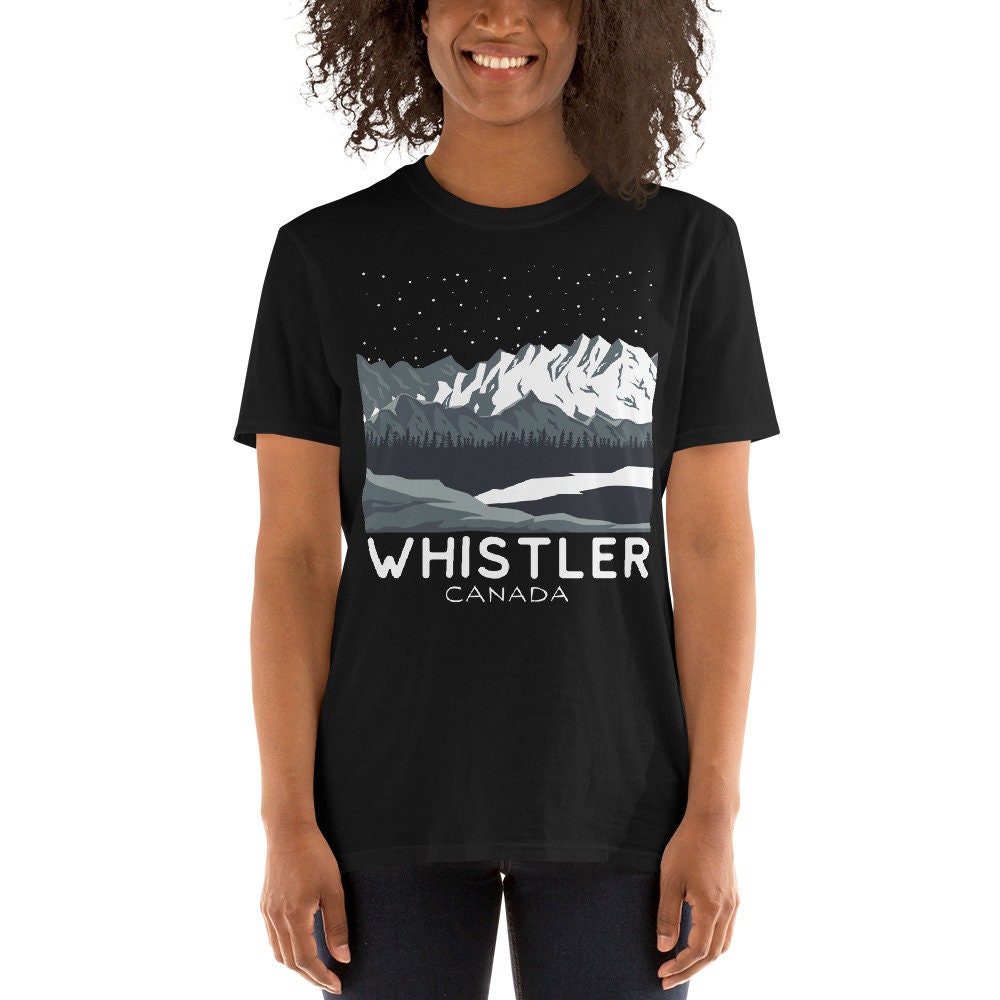 Whistler Blackcomb T-Shirt Souvenir, Kanada Shirt, Whistler Tshirt ...