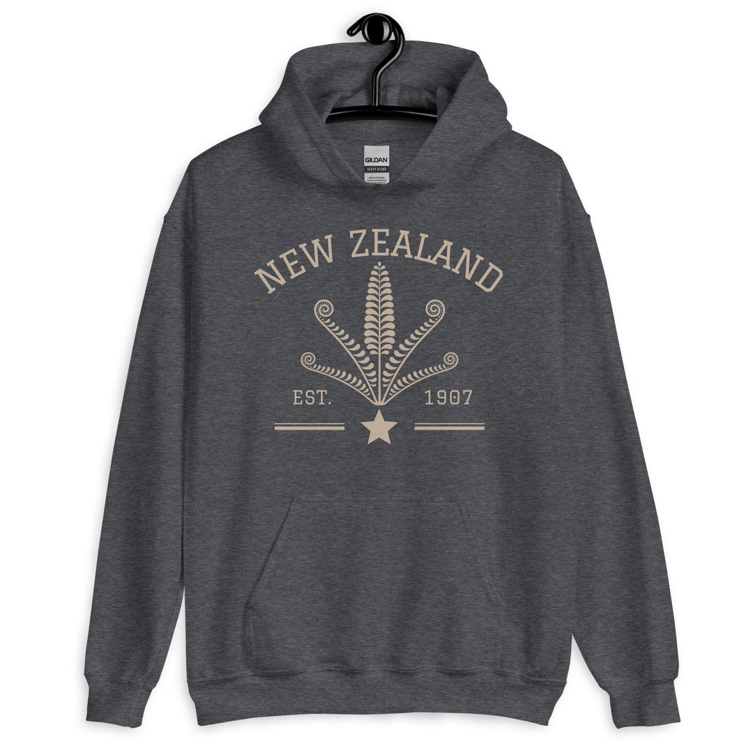 New Zealand Silver Fern Hoodie, Vintage Athletic New Zealand Jumper, NZ ...