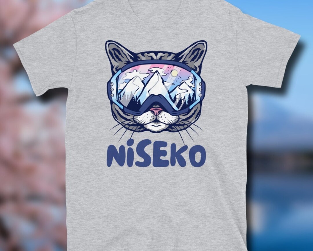 Niseko T-shirt, Niseko Gift, Niseko Japan Skiing Souvenir, Funny Winter ...