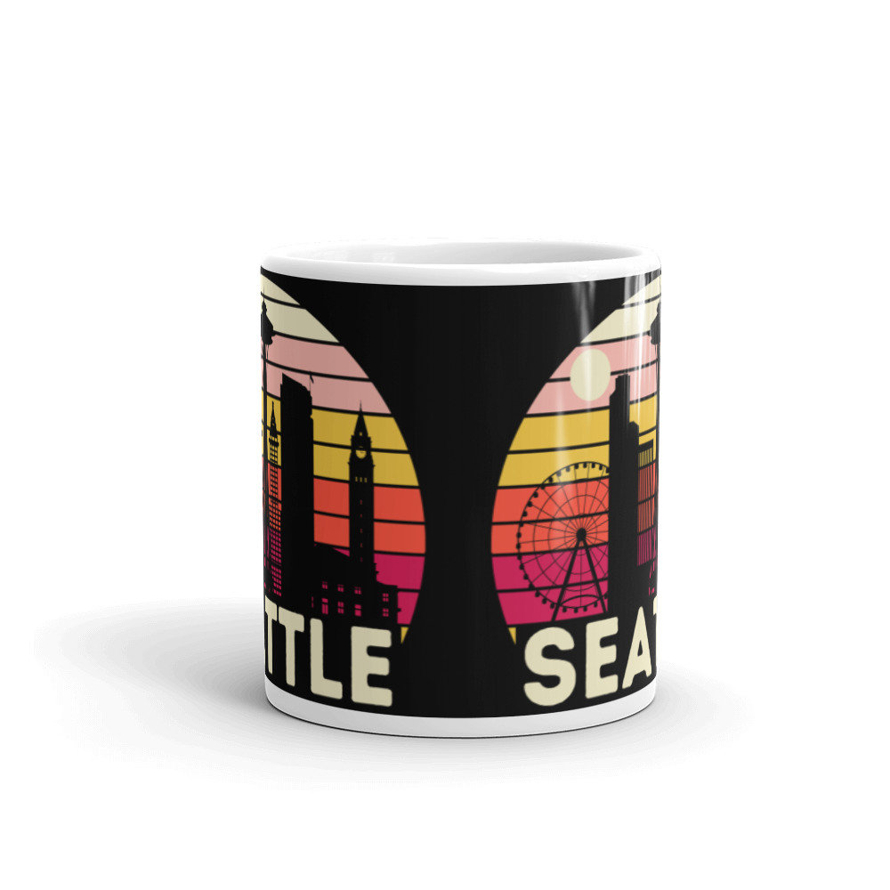 Seattle Mug, Seattle Skyline Coffee Mug, Seattle Souvenir, Seattle Gift ...