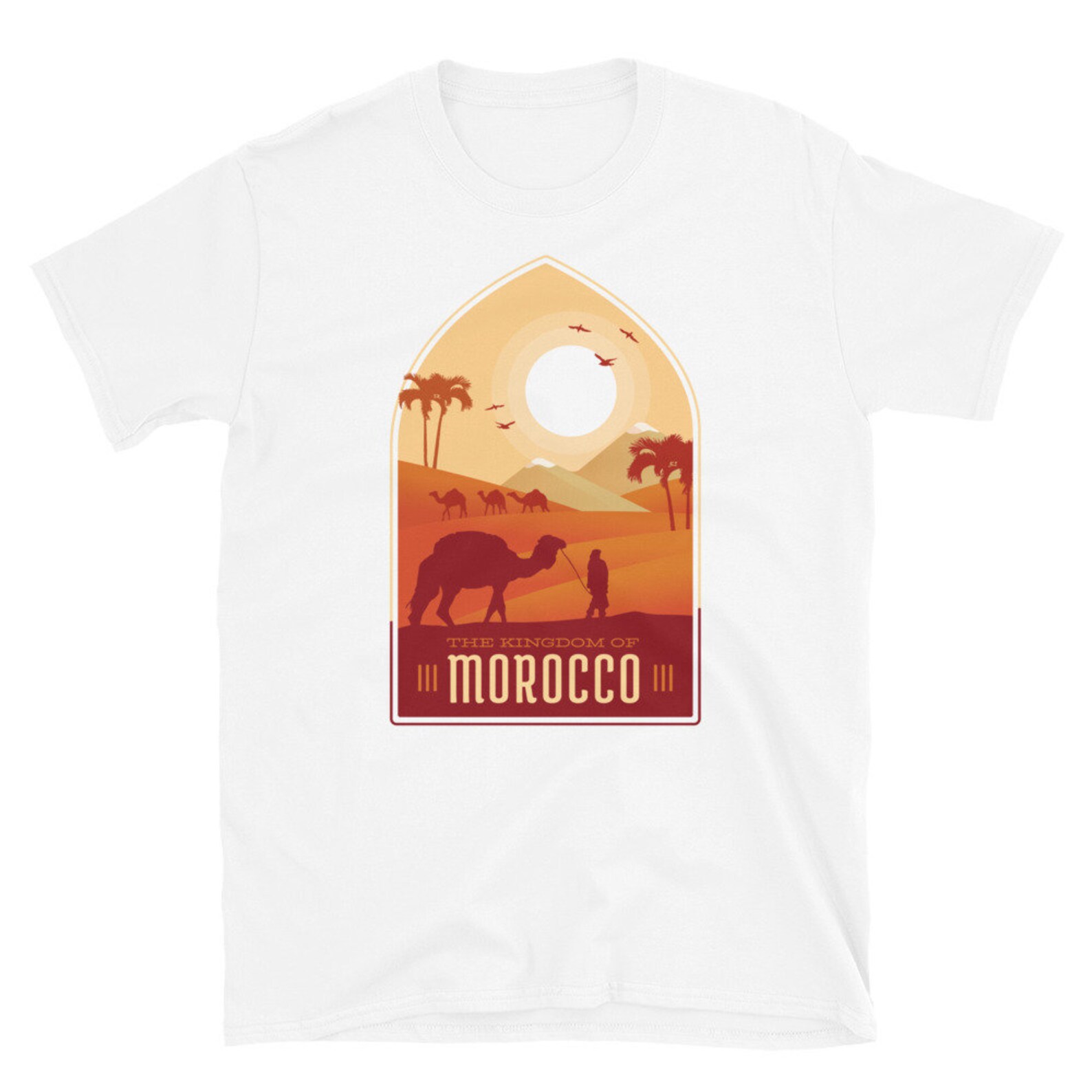 Morocco T-shirt, Morocco Sahara Desert Shirt, Morocco Souvenir, Morocco ...
