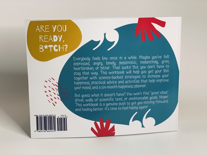 Be Happy Btch Workbook Get Back to Positivity & Happiness - Etsy