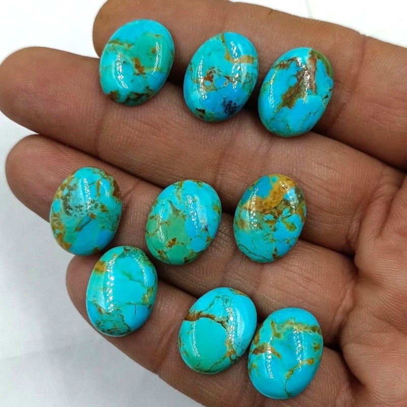 Cooper Turquoise Beads - Etsy