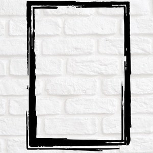 Distressed Frame Svg, Grunge Frame Svg, Square Frame Svg,frame Clipart ...