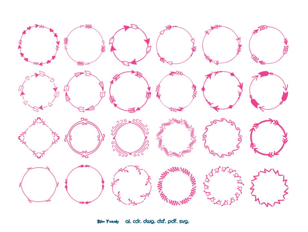 ARROW CIRCLES SVG Cricut Arrow Svg Arrow Circle Svg, Arrow Svg, Arrow ...