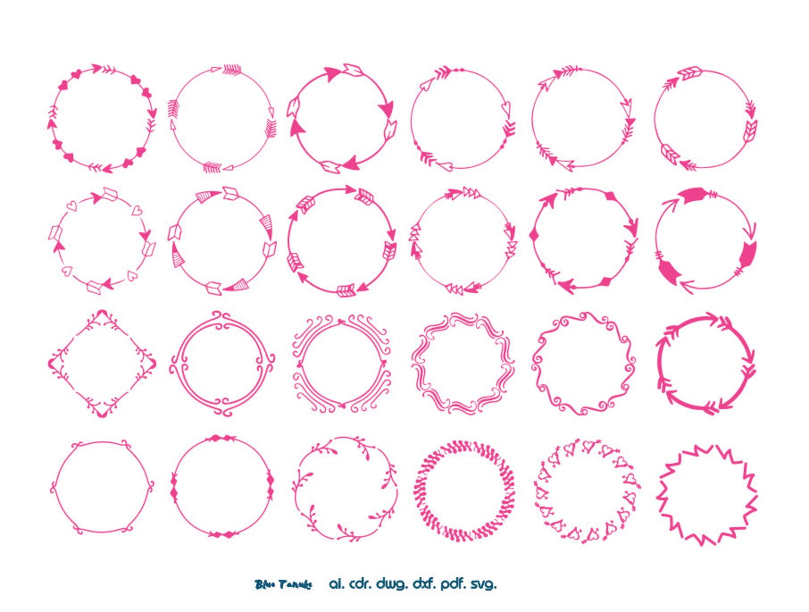 ARROW CIRCLES SVG Cricut Arrow Svg Arrow Circle Svg, Arrow Svg, Arrow ...