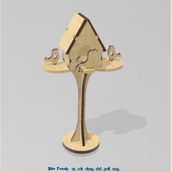 Cnc Router Files Bird House - Etsy