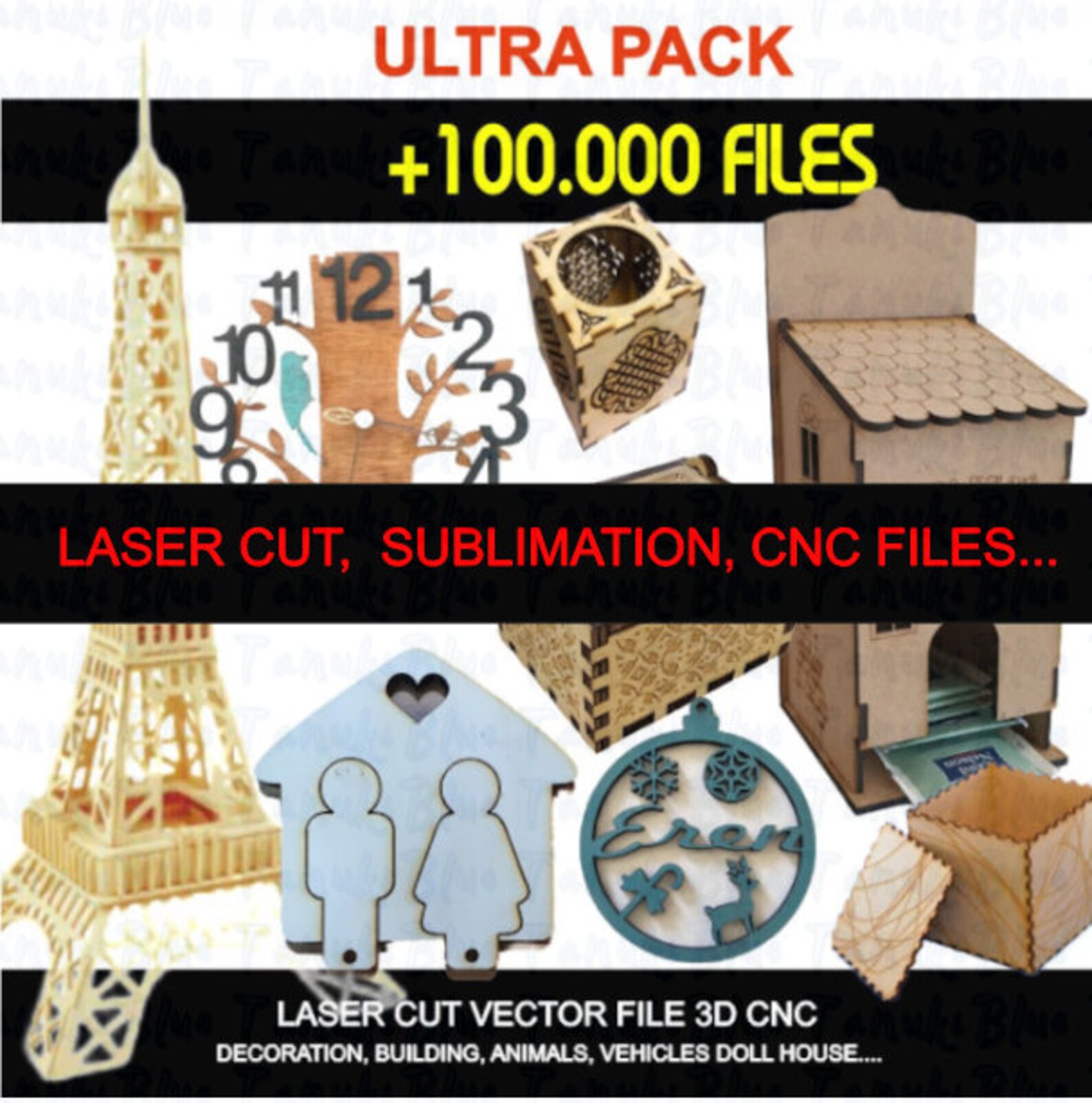 Mega Pack Laser Cut, 100,000 Vector Files 3d Cnc, Laser Cut Mega Bundle ...