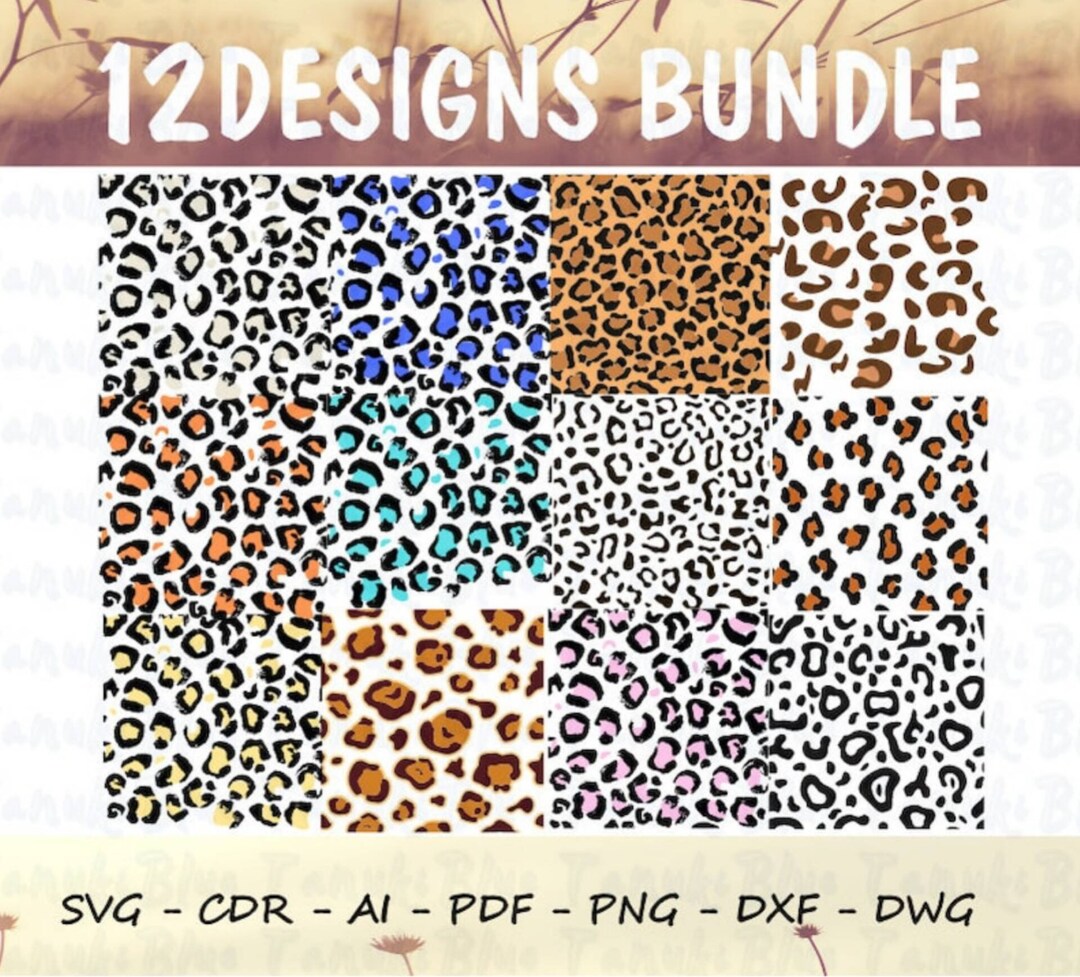 Leopard Pattern SVG, Cheetah Heart Svg, Cheetah Print, Leopard Print ...