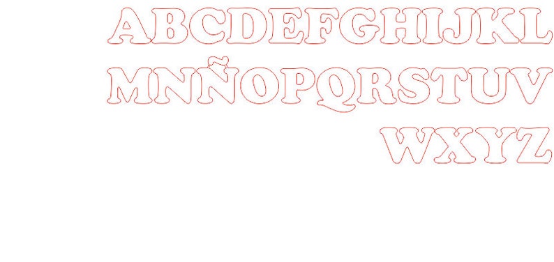 Alphabet Svg Vector Letters and Numbers Letters Vector Art - Etsy