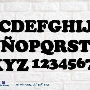 Alphabet Svg Vector, Letters and Numbers Letters Vector Art File ...