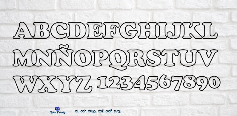 Alphabet Svg Vector, Letters and Numbers Letters Vector Art File ...