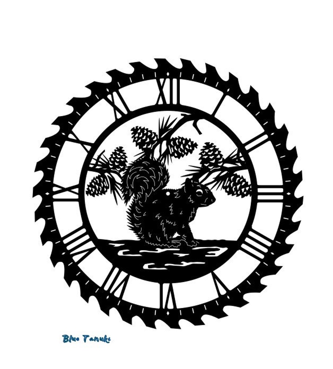 20 Animals Clock Vector Pack / Nature Wall Clock/ Digital Download ...