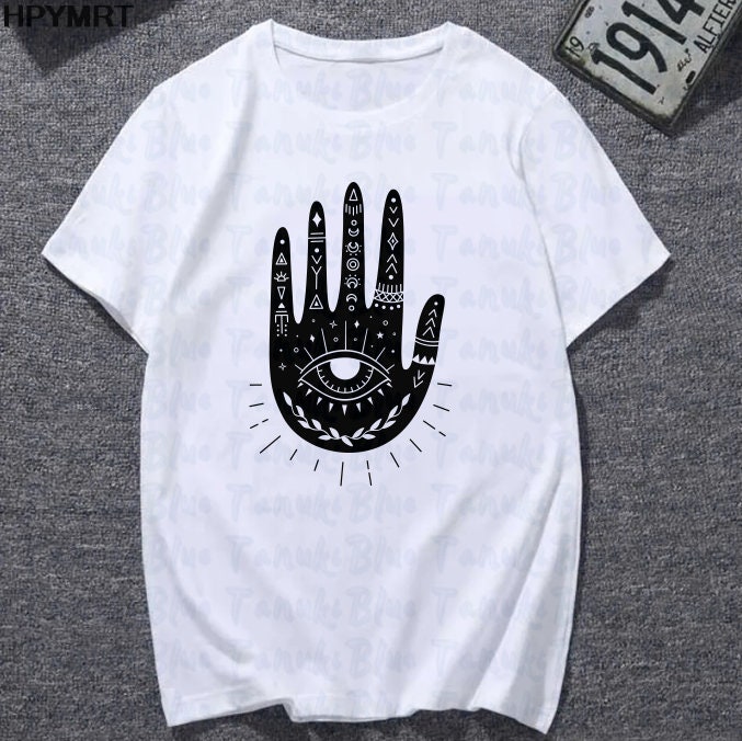 Boho Witch Hands Svg, Mystical Hand Palm With Evil Eye, Celestial Svg ...