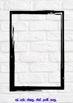 Distressed Frame Svg Grunge Frame Svg Square Frame Svgframe - Etsy