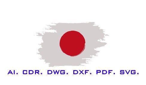 Japanese Flag Clipart, Flag Svg, Japan National Flag, Distressed ...