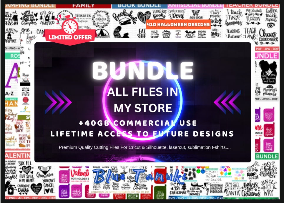 Whole Store, Files SVG Bundle, Whole Shop Svg, All Files, Svg Files ...